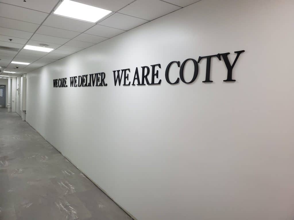 Transforming Corporate Spaces: The Coty Facility Renovation - Capital Wraps
