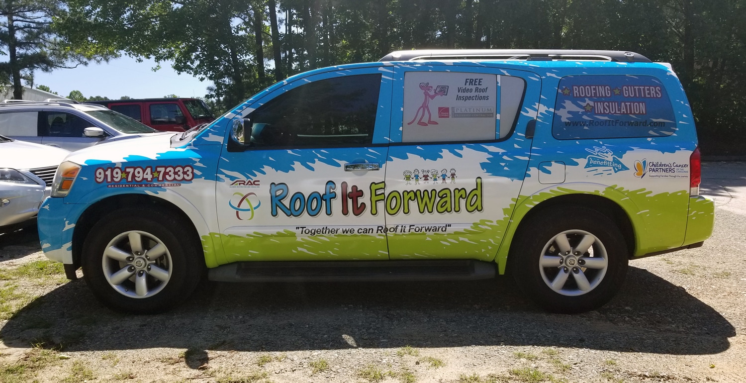 Revolutionize Your Roofing Business with Striking Vehicle Wraps ...