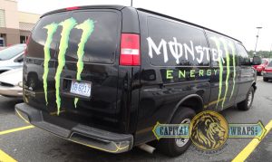 Monster Energy Drink Van Wraps equals Fierce Advertising! - Capital Wraps